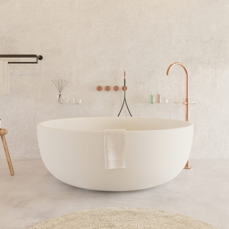 Design Round Freestanding Tub - Luxury Bathroom | PSCBath