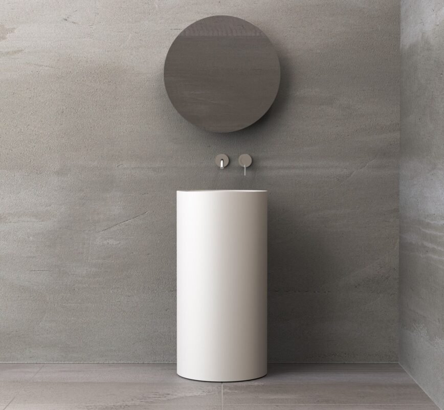 ROLL pedestal sink - PSCBath