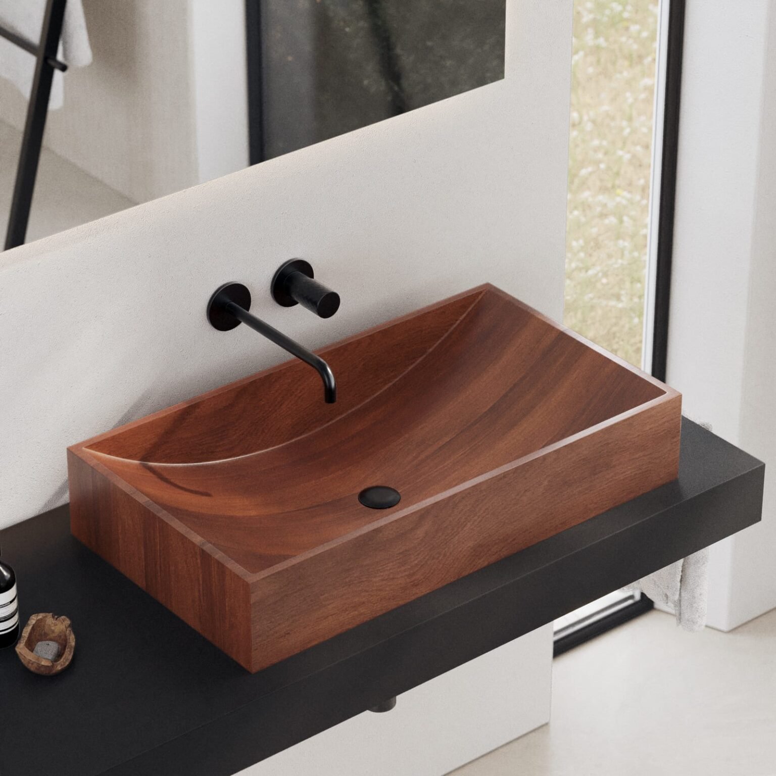 ST ANTOINE WOODEN COUNTER VESSELPS IM-WSTA440 - PSCBATH
