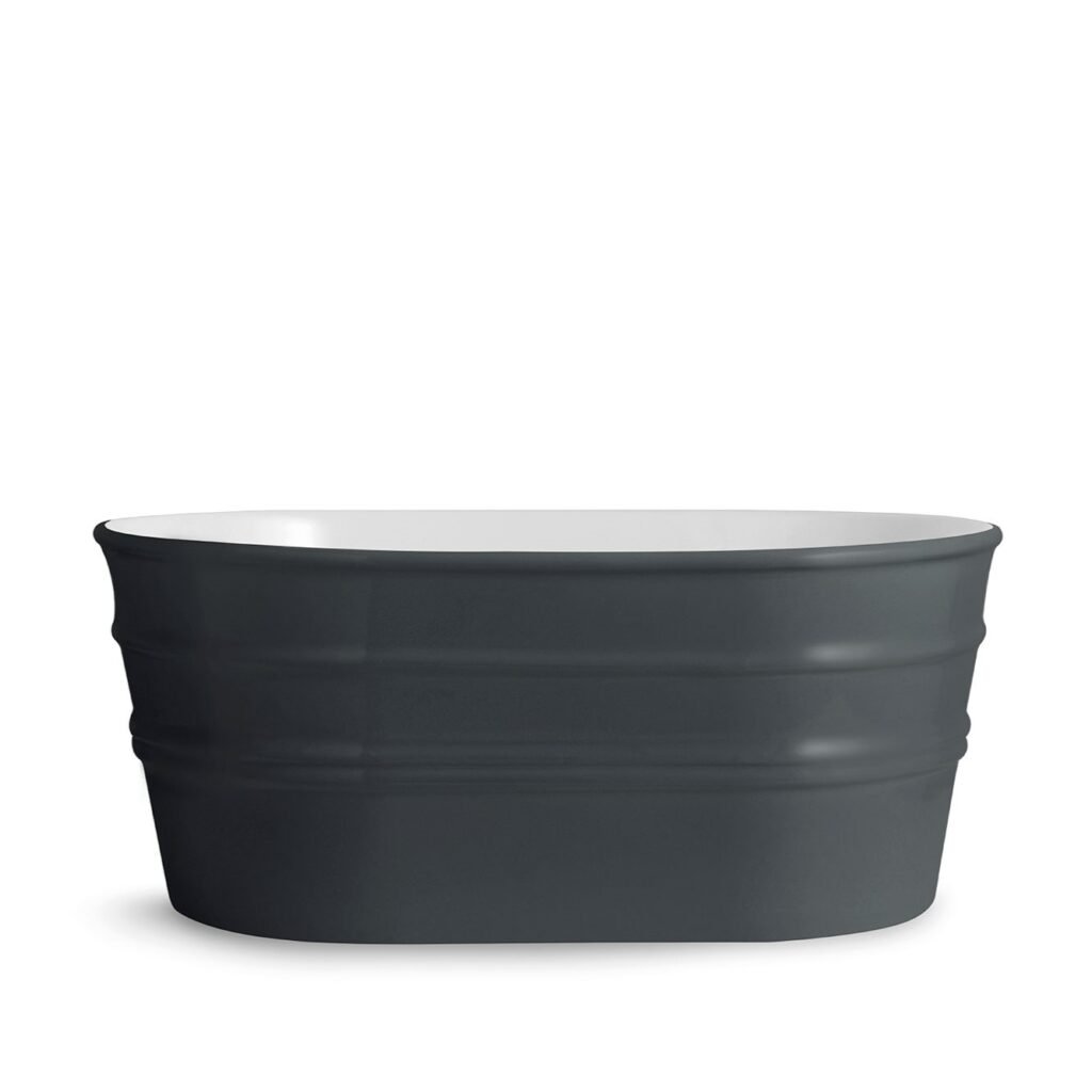 Elongated Ceramic Counter Vessel