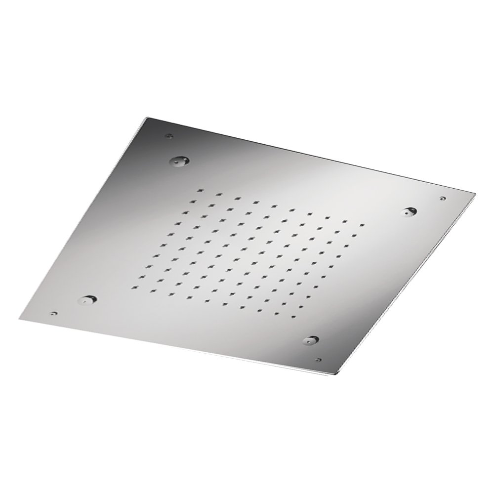 20" square rain shower head with water blade - PSCBATH